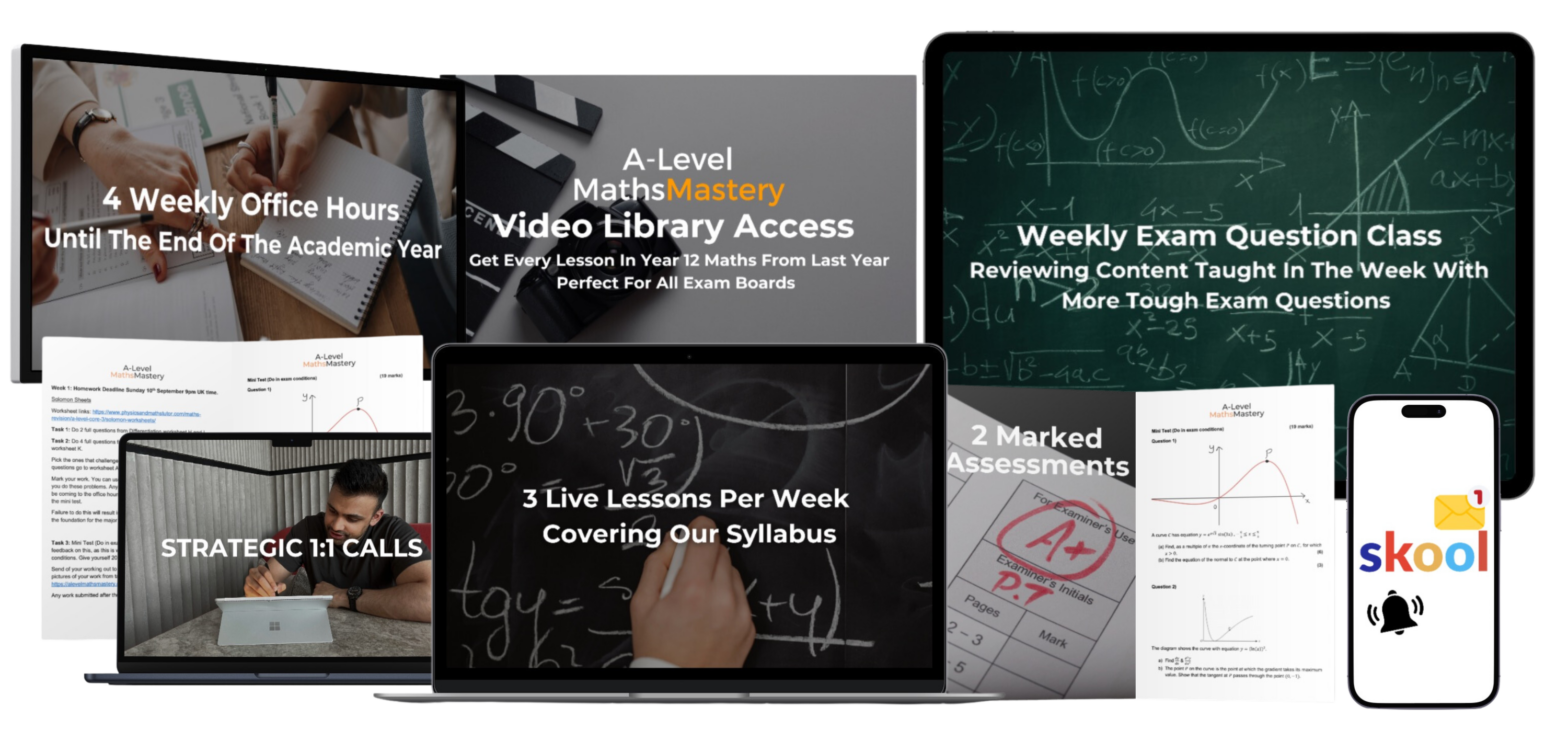 Edexcel A-Level Maths Tutor | A-Level Maths Mastery